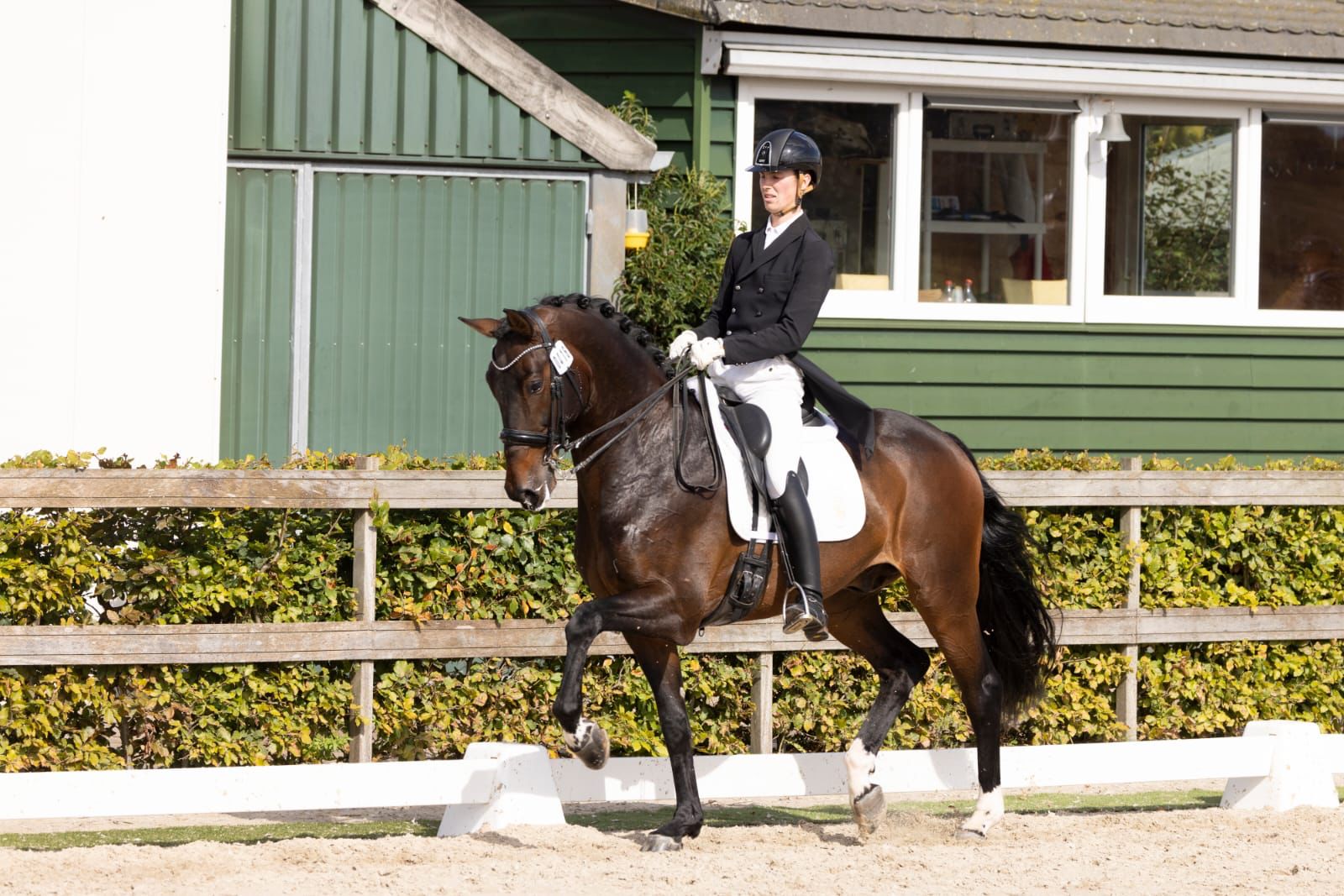 Robert-Jan de Visser heer en meester in Prix St. Georges Houten: 'Er ...